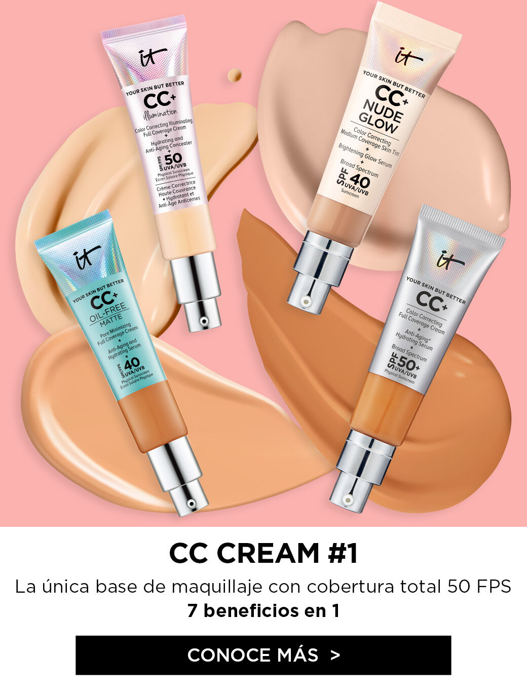 IT Cosmetics México | Maquillaje, Cuidado de la piel y Brochas